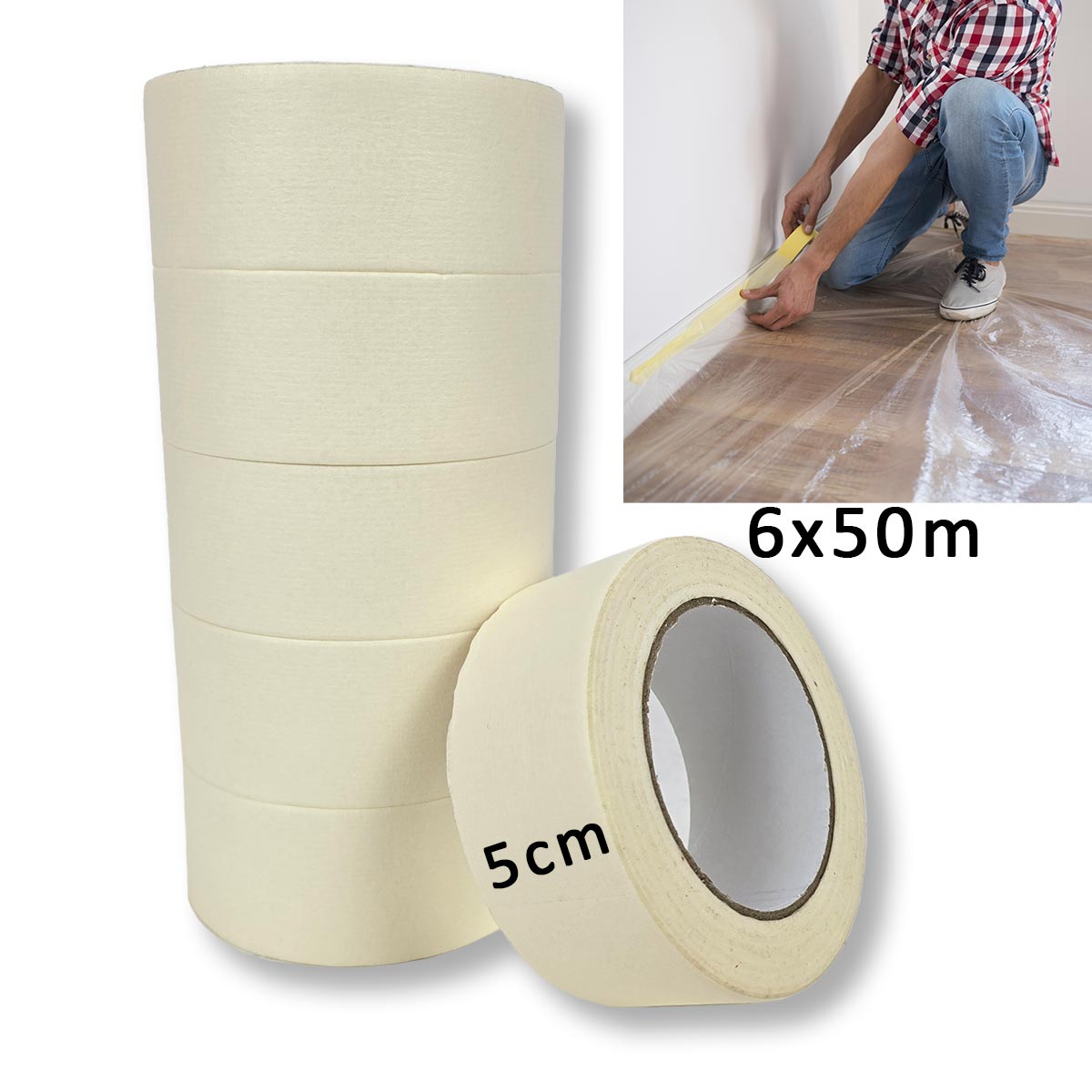 PIK traka - Krep 6x50m – Mediteran Shop