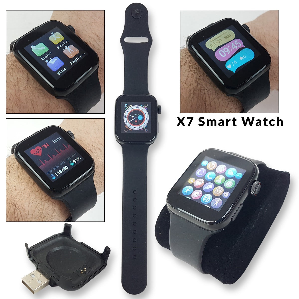 X7 Smart Watch Black Edition 051 – Mediteran Shop